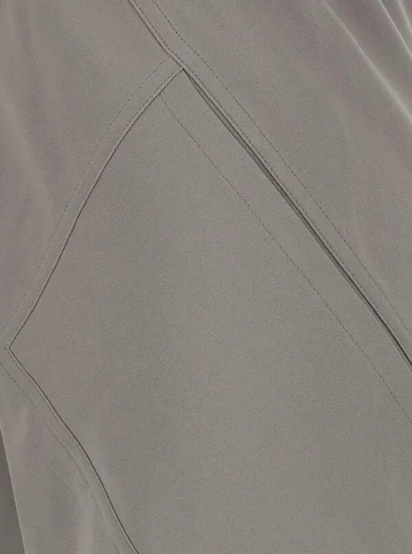 Rick Owens Viscose Blend Wide Leg Trousers - Multicolor