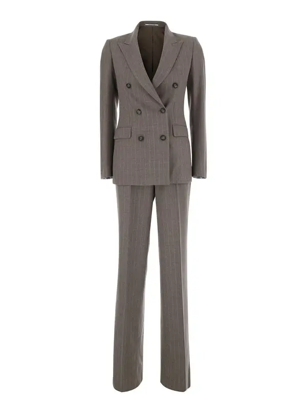 Tagliatore Paris Wool Suit - Cream