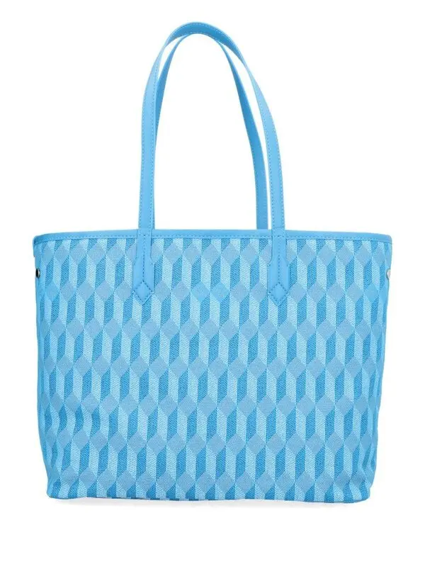 AU DEPART Monogrammed Coated Canvas Tote Bag N. 47