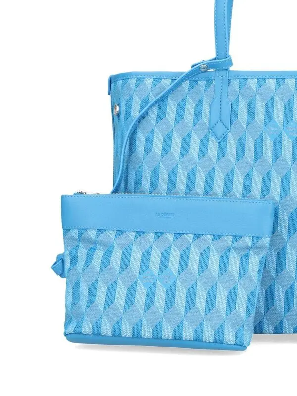 AU DEPART Monogrammed Coated Canvas Tote Bag N. 47