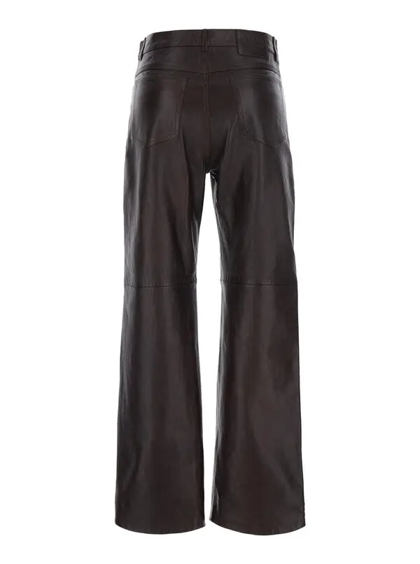 Max Mara Pesca Leather Pants