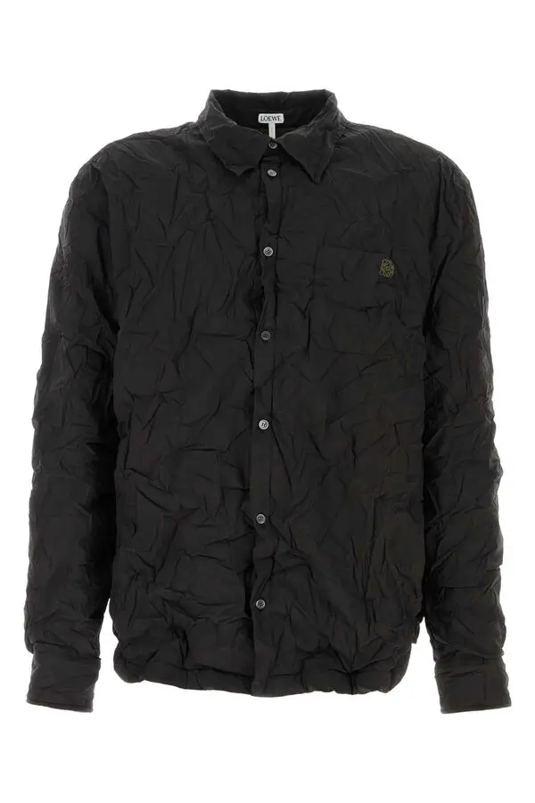 Loewe Poplin Shirt - Black