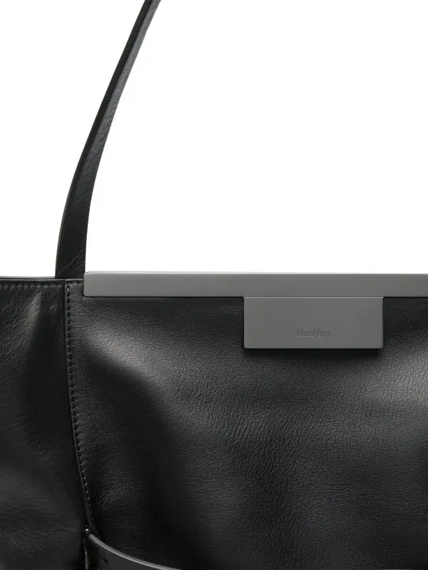 Max Mara Leather Clutch Bag - Multicolor