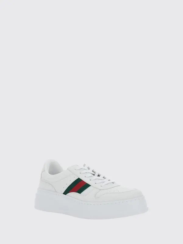 Gucci Leather Low-top Platform Sneakers