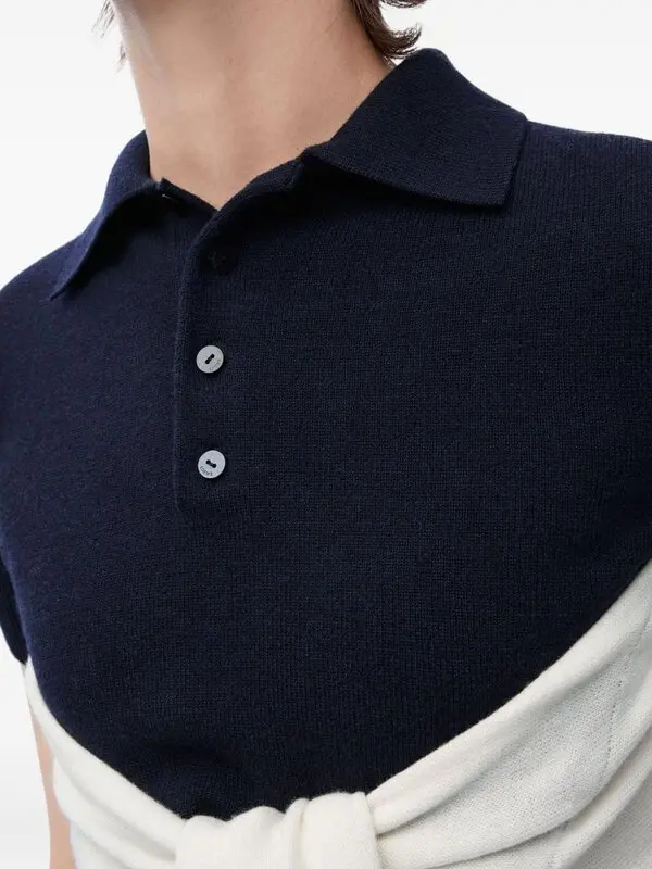 Loewe Wool And Cashmere Polo Shirt - Multicolor