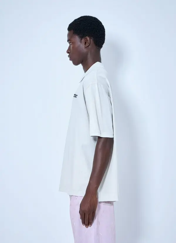 Acne Studios Washed Logo Polo Shirt