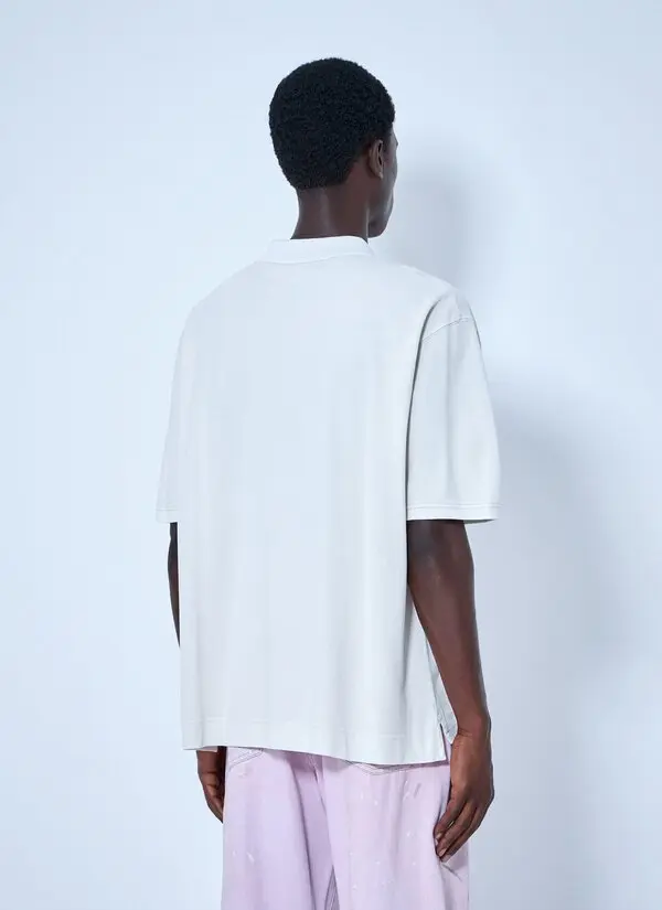 Acne Studios Washed Logo Polo Shirt