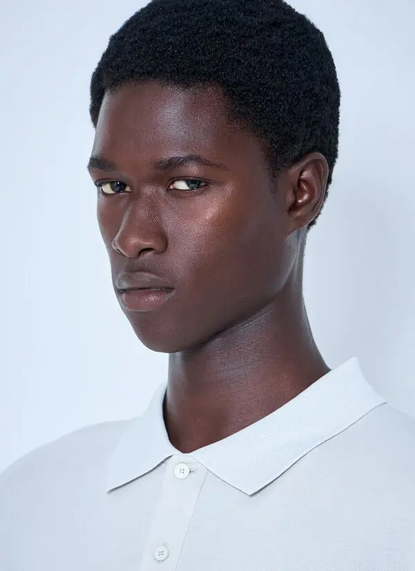 Acne Studios Washed Logo Polo Shirt