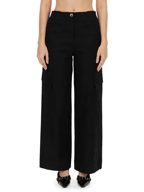 GANNI Herringbone Pants