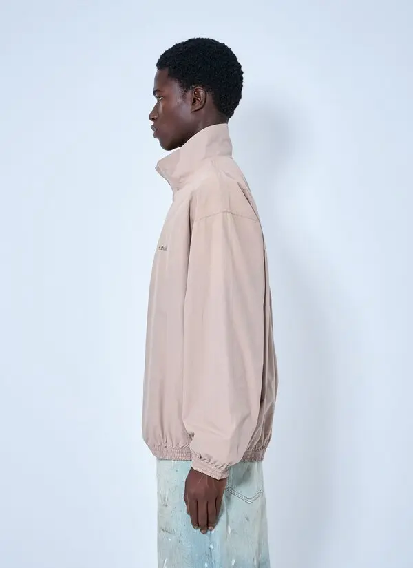 Acne Studios Logo Printed Zip-up Jacket