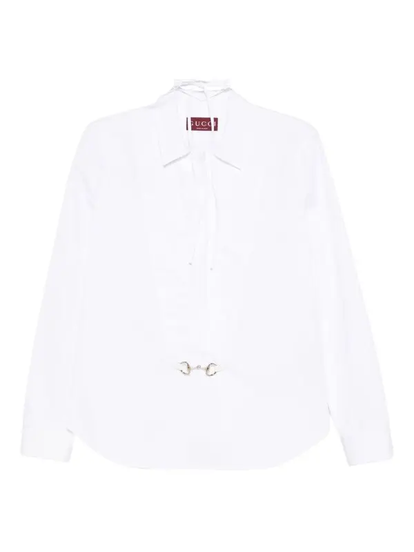 Gucci Horsebit Cotton Shirt - Multicolor