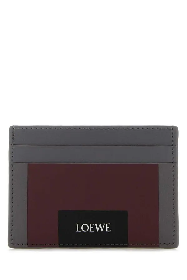 Loewe Nappa Leather X Josef And Anni Albers Card Holder - Multicolor