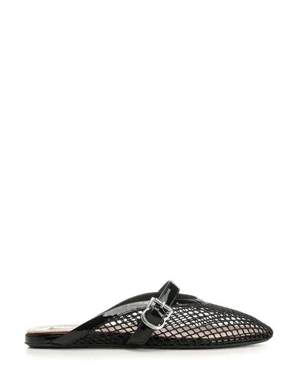 Alaïa Flat Mesh Mule - Black