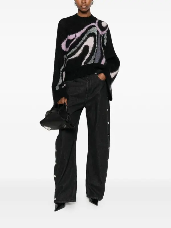 Emilio Pucci Wool Printed Sweater