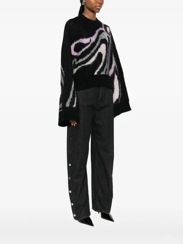 Emilio Pucci Wool Printed Sweater - Multicolor