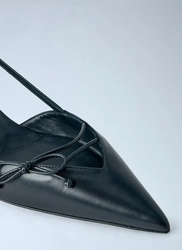 Prada Side-open Leather Pumps - Black