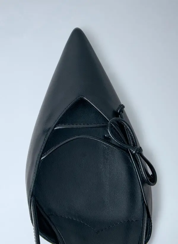 Prada Side-open Leather Pumps - Black
