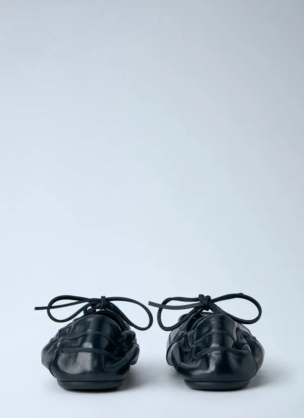 Prada Leather Moccasins