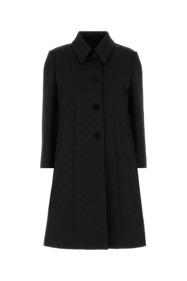 Gucci Gg Fabric Coat - Multicolor