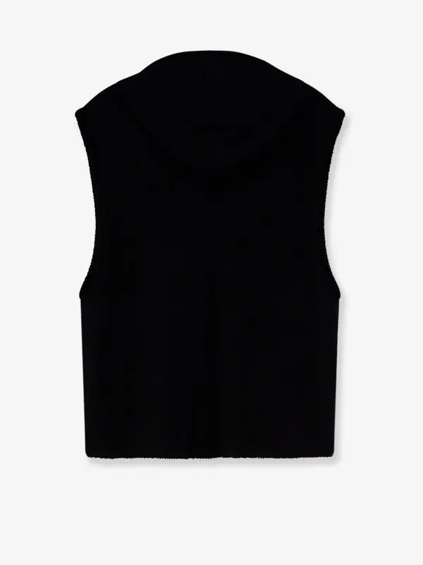 Rick Owens Sleeveless Organic Cotton Sweatshirt