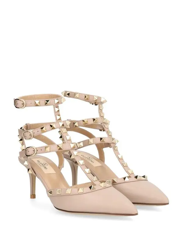Valentino Garavani Rockstud Pumps With Straps - Multicolor
