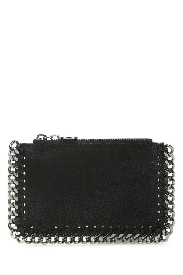 Stella McCartney Shaggy Deer Card Holder - Black