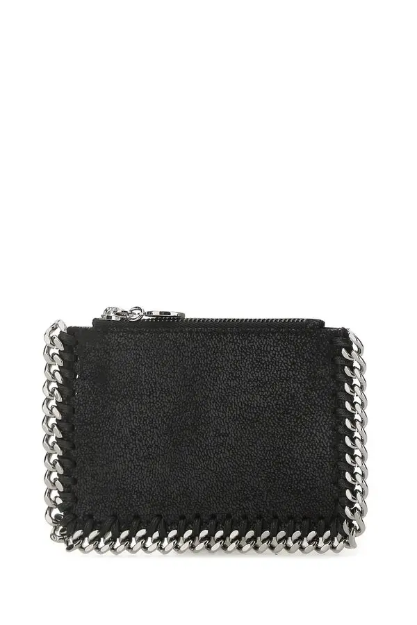 Stella McCartney Shaggy Deer Card Holder - Black