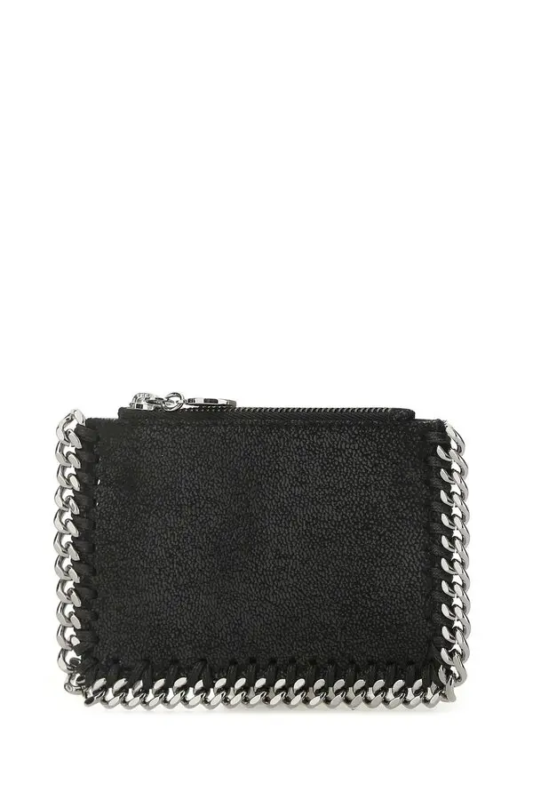 Stella McCartney Shaggy Deer Card Holder - Black