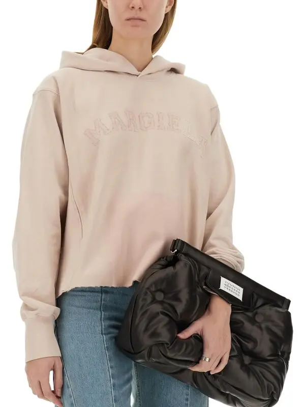 MAISON MARGIELA Cotton Sweatshirt - Pink