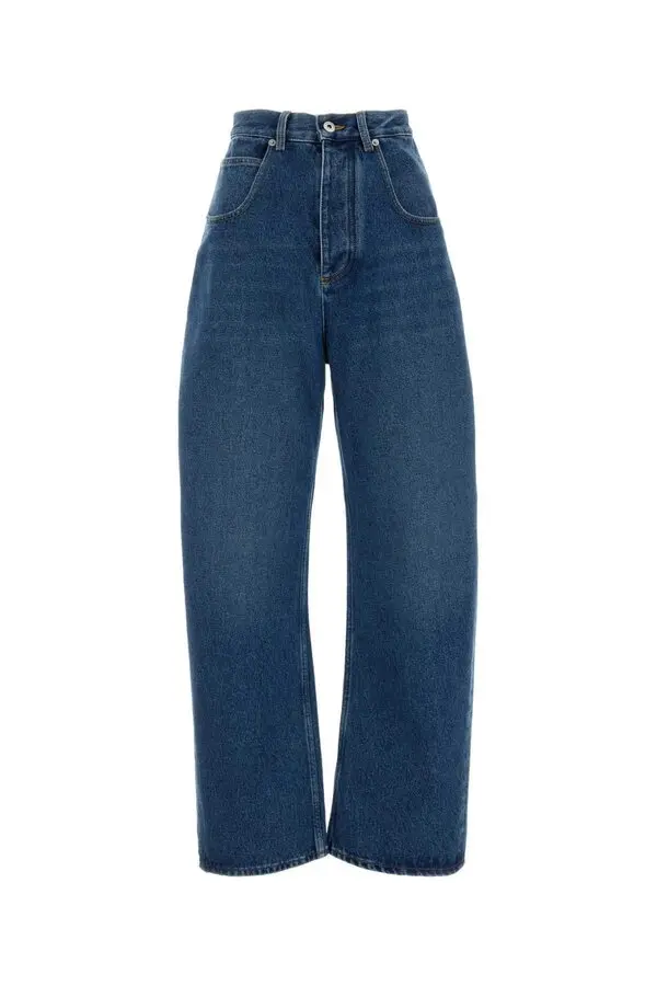Bottega Veneta Denim Wide-leg Jeans - Blue