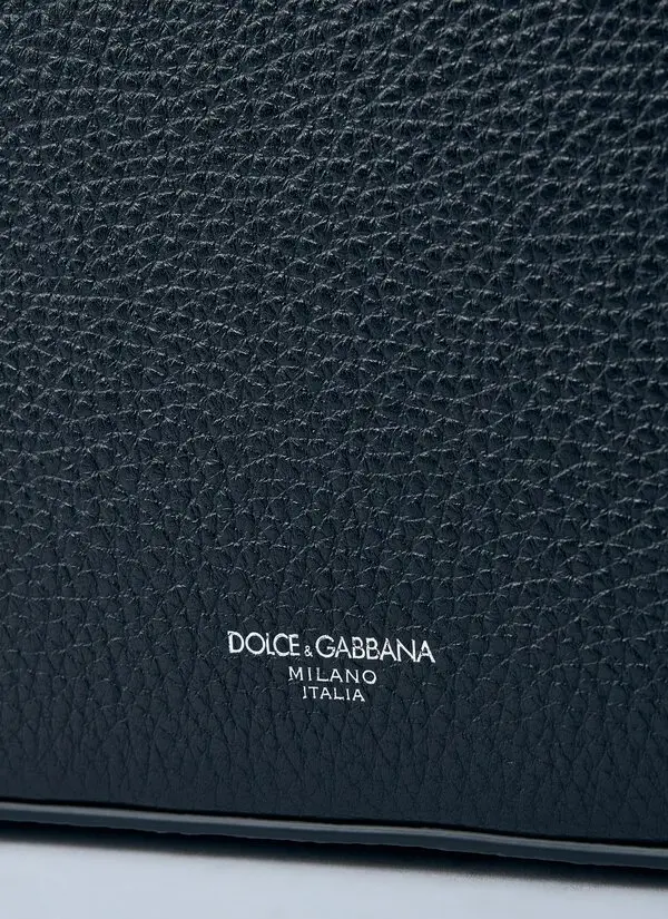 Dolce & Gabbana Leather Crossbody Bag - Black