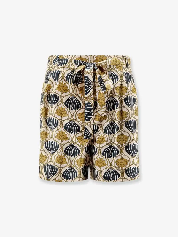 Max Mara Metello Silk Shorts - Multicolor