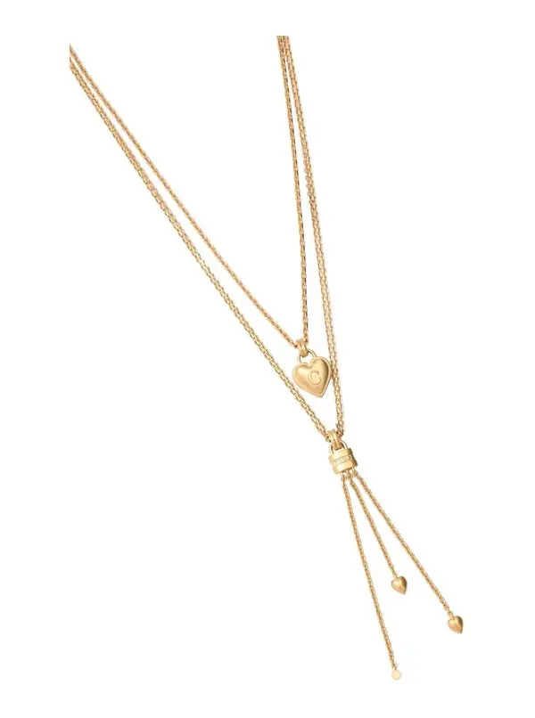 Chloé Gold Color Multi-layer Necklace With Lobster Clasp On The Back In Brass For - Multicolor