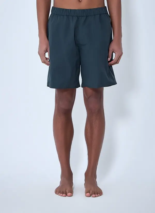 Moncler Elasticated Waist Technical Shorts - Green