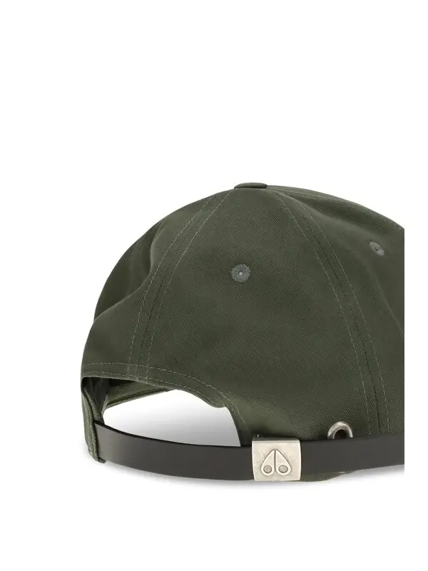 Moose Knuckles Logo Icon Cotton Baseball Cap - Green