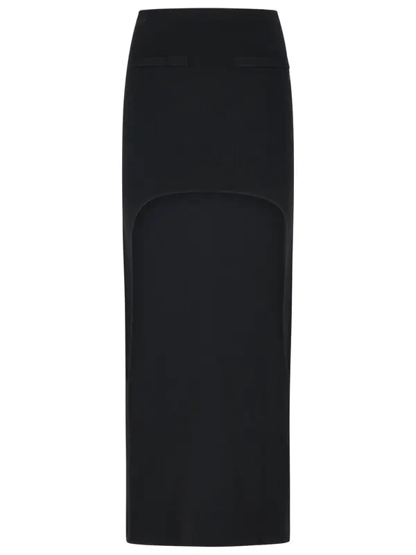 COURREGES Long Skirt In Viscose Blend