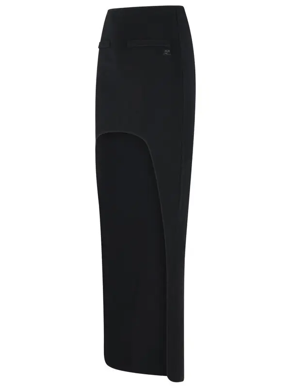 COURREGES Long Skirt In Viscose Blend
