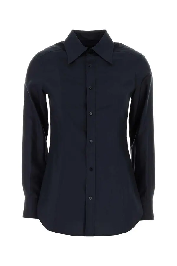 Gucci Midnight Satin Shirt - Blue