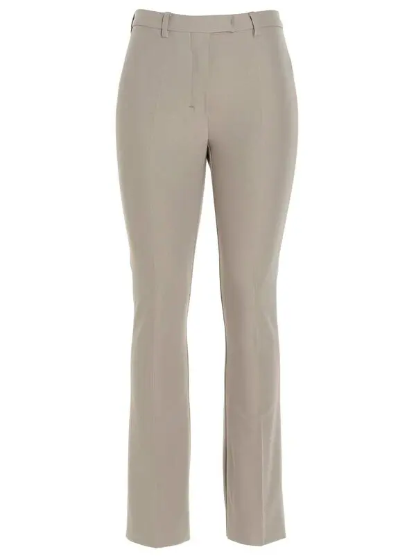 Max Mara Fatina Stretch Viscose Blend Trousers - Cream