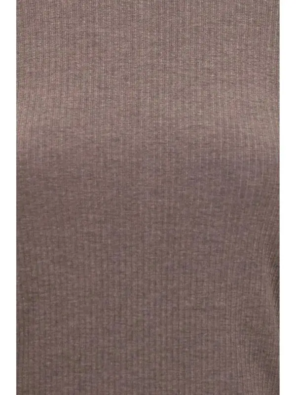 Max Mara Ribbed Long-sleeve Sweater - Brown