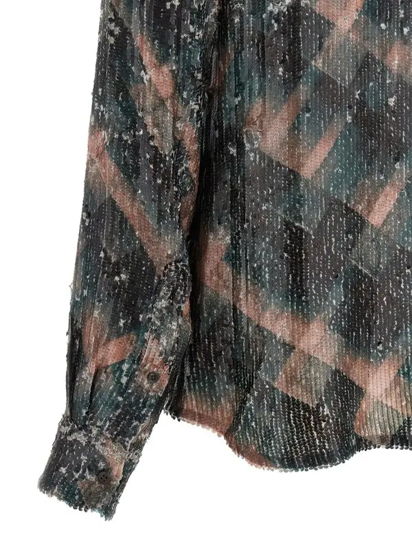 Dries Van Noten Chowy Emb' Shirt - Green
