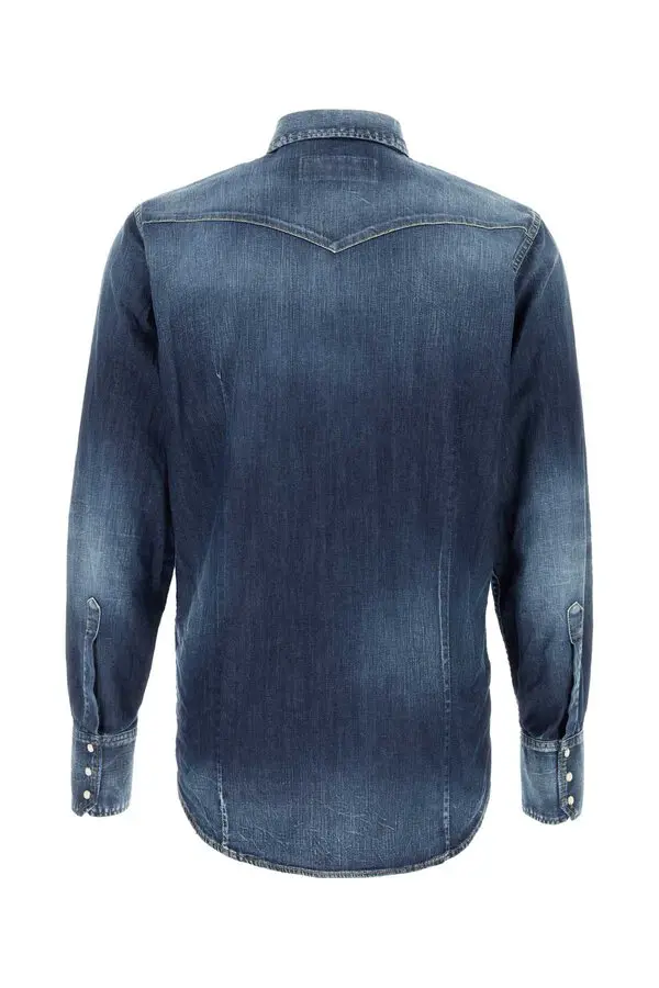 Dsquared2 Stretch Denim Shirt