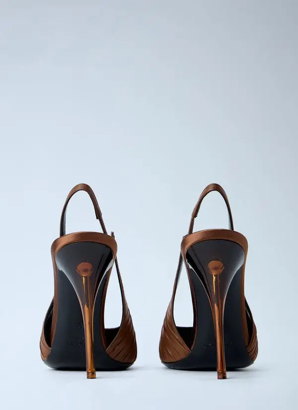 Saint Laurent Slingback Stiletto Heels