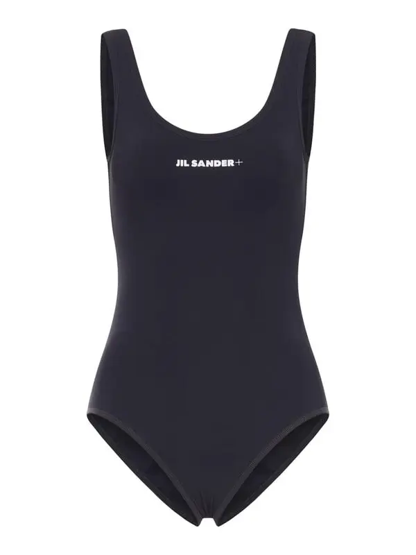 JIL SANDER Logo Printed One-piece Swimsuit