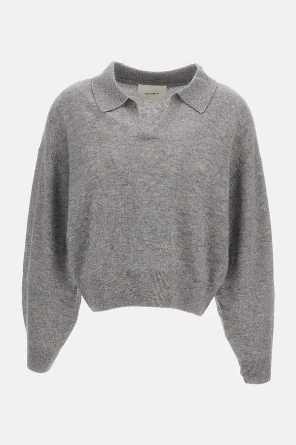 LISA YANG Katriel Polo Sweater - Multicolor