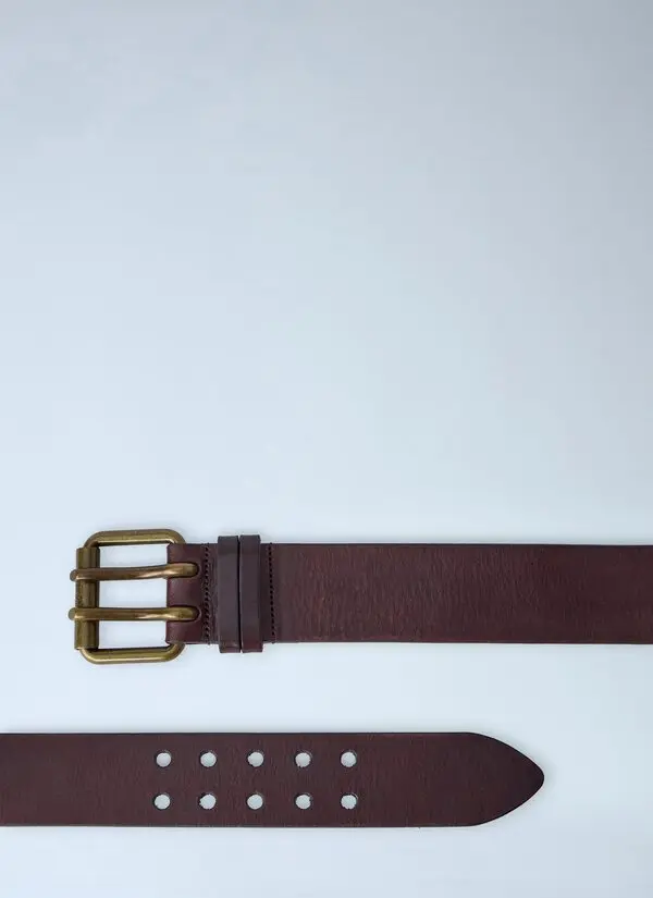 Saint Laurent Motorcycle Leather Belt
