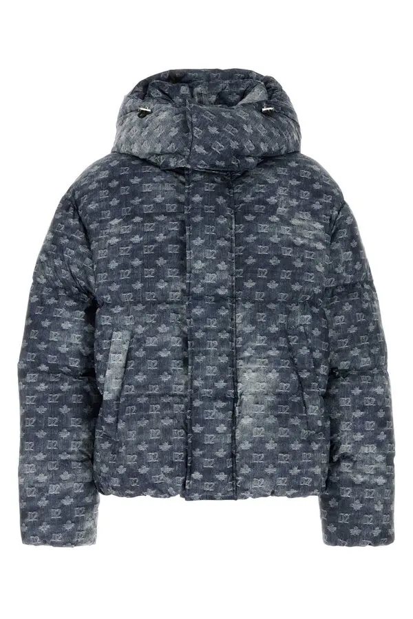 Dsquared2 Printed Polyester Down Jacket