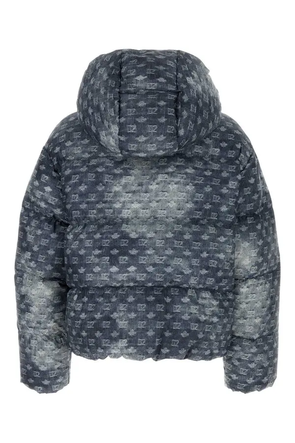 Dsquared2 Printed Polyester Down Jacket