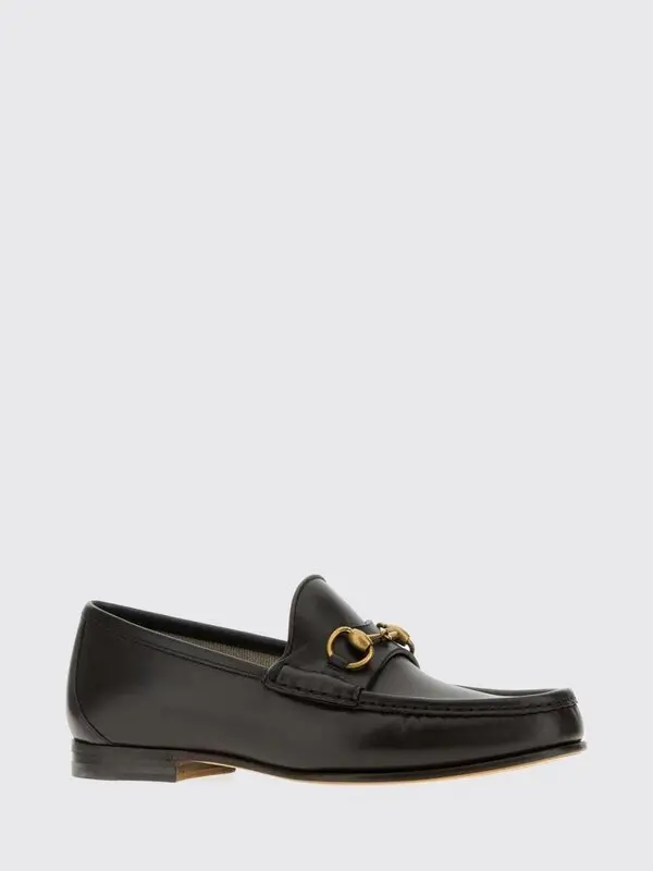 Gucci Smooth Leather Horsebit Penny Loafers - Brown