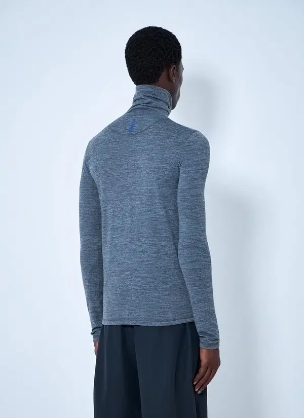 JIL SANDER Half-zip Long Sleeve Top